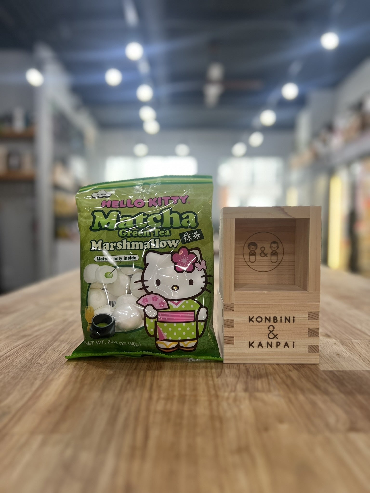 Hello Kitty Matcha Marshmallow | Konbini & Kanpai